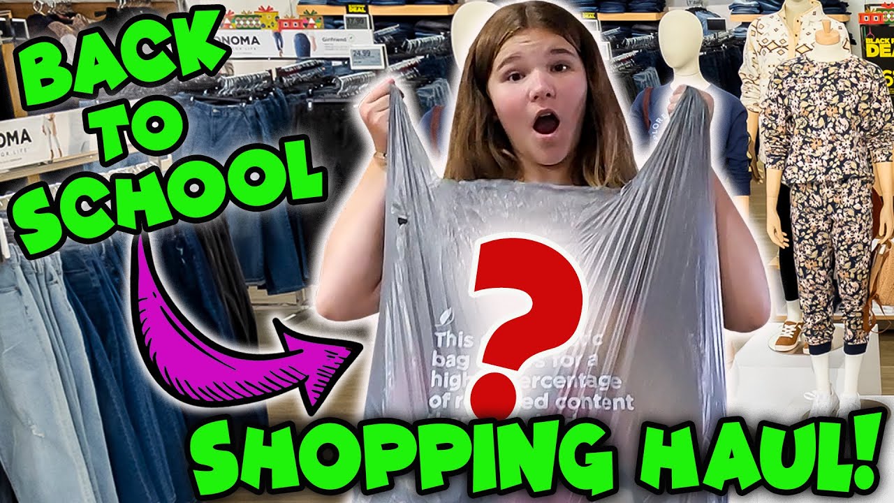Back To School Shopping 2022! Tweenager Edition - YouTube