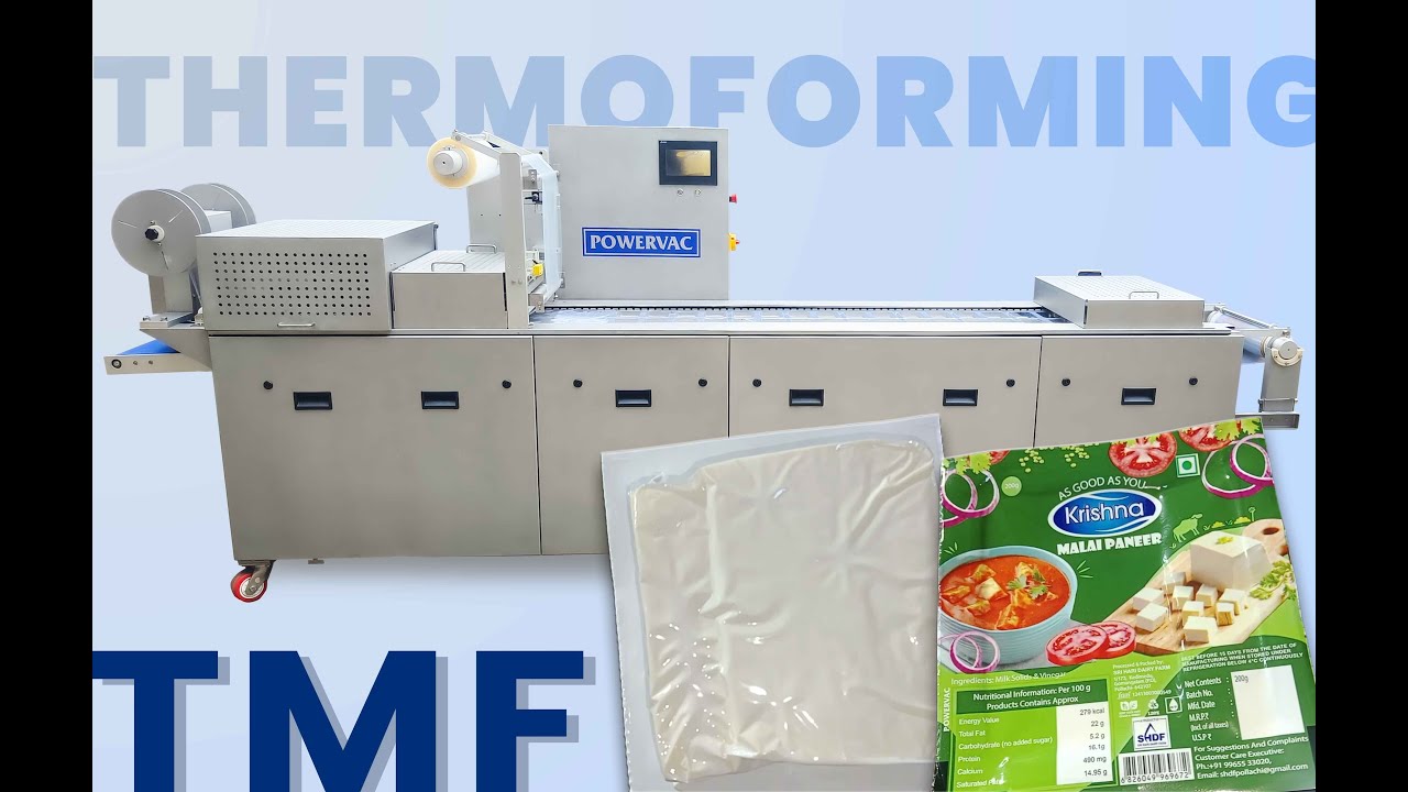 Boost Dairy Shelf Life: Vacuum Thermoforming Machine | Paneer Packing ...