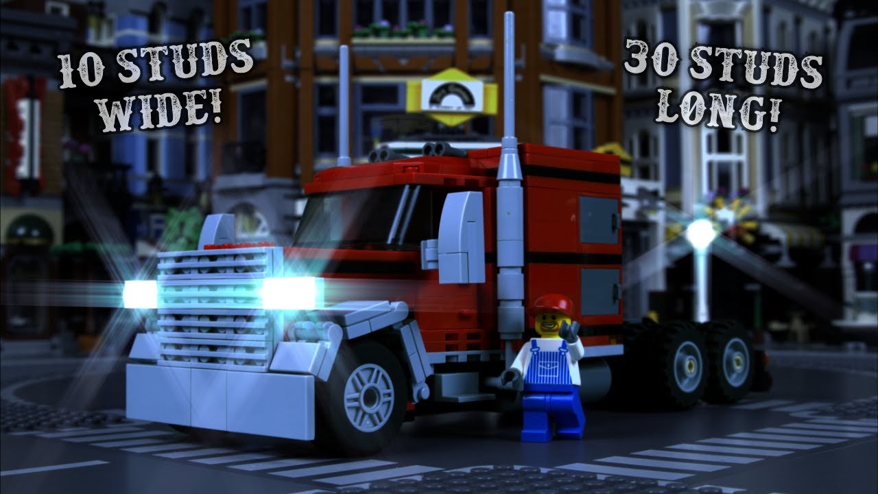 Building a LEGO Semi-Truck in 6 HOURS! *Speed Build!* - YouTube