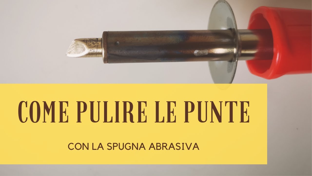 Come pulire le punte del pirografo compatto (pirografo lidl) - YouTube