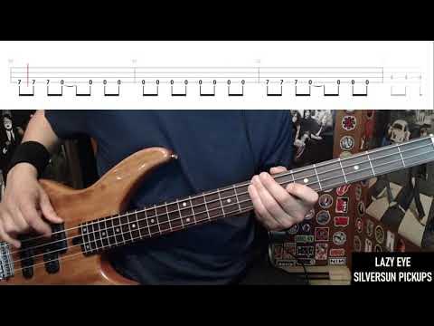 Lazy Eye by Silversun Pickups - Bass Cover with Tabs Play-Along - YouTube