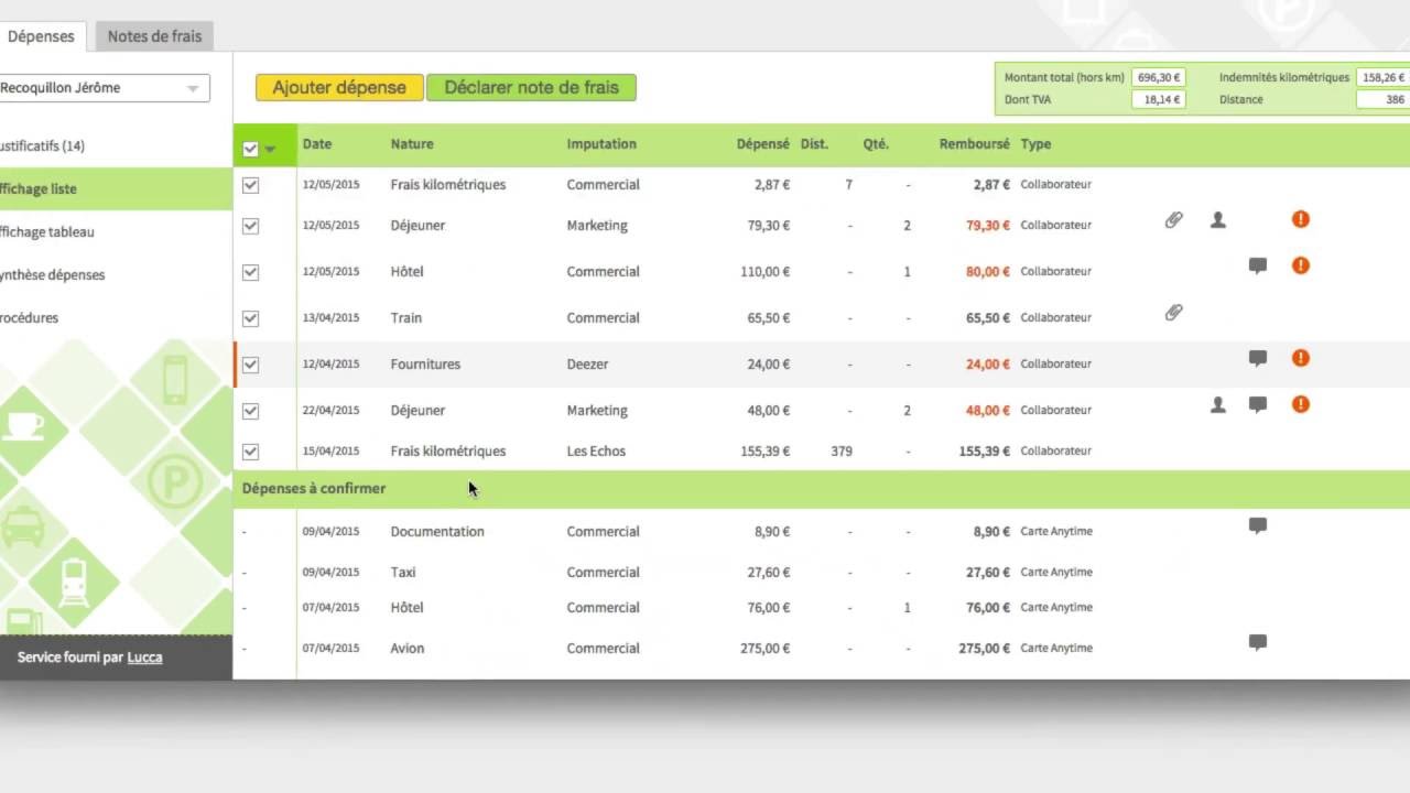 Comment gérer les Notes de Frais - YouTube
