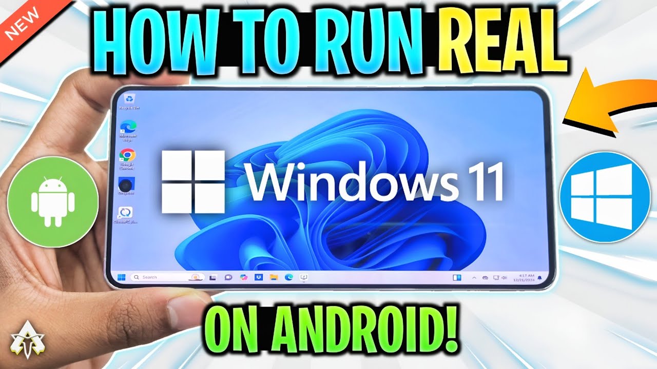 HOW TO RUN WINDOWS 11 ON ANDROID IN 2025 (REAL) - YouTube