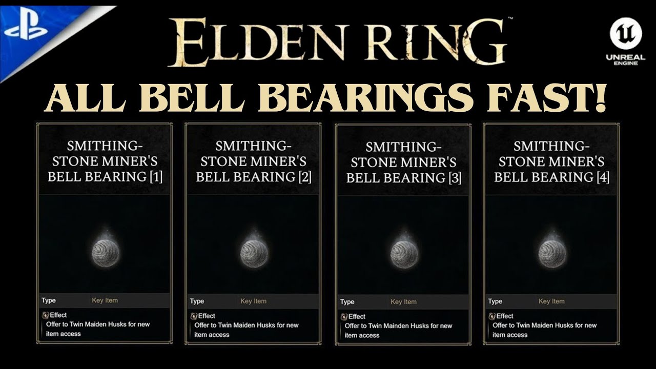 Elden Ring – Full Guide to All Smithing-Stone Miner's Bell Bearing ...