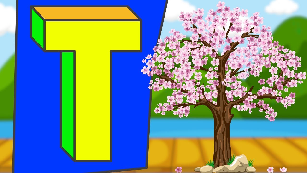 T for Tree 🌳 | Tree Means पेड़ | ABC Phonics Song for Kids | Smart ...