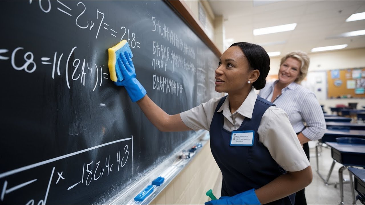 Teacher Told Black Janitor to Solve Calculus as a Joke—Has No Idea She ...