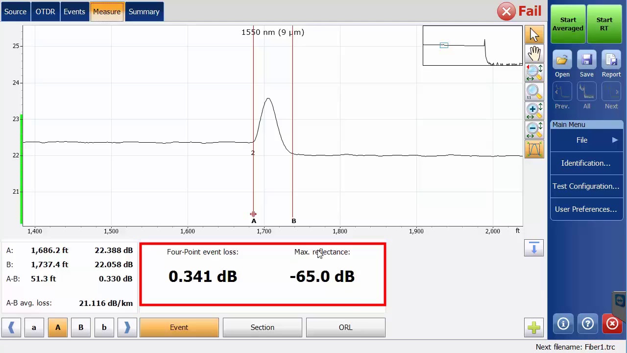 EXFO OTDR 4 Point Marker - YouTube