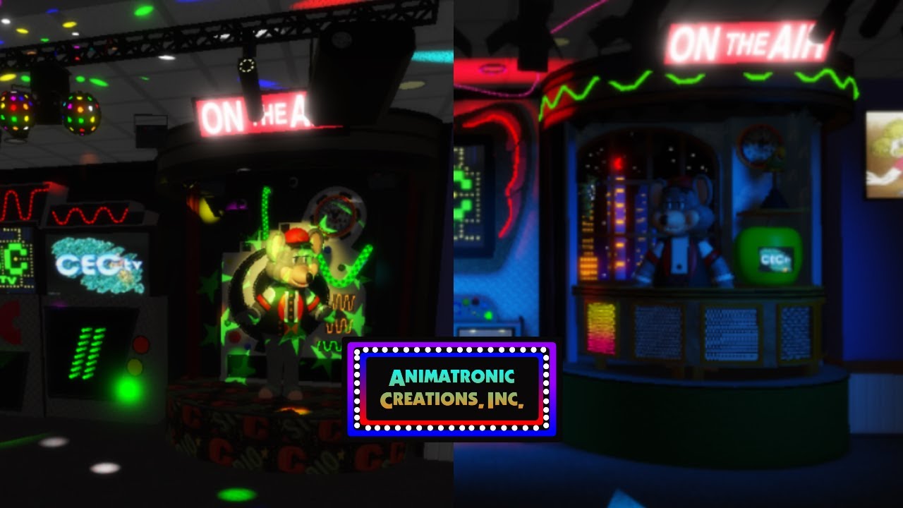 Chuck E. Cheese Roblox Studio C Alpha/Beta - The Mind Electric/Time ...