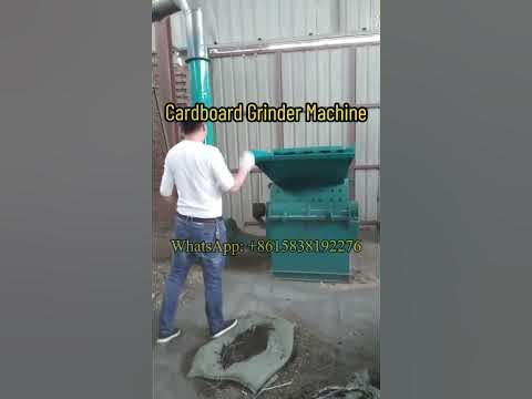 How to grind waste cardboard into powder? Choose this fast paper ...