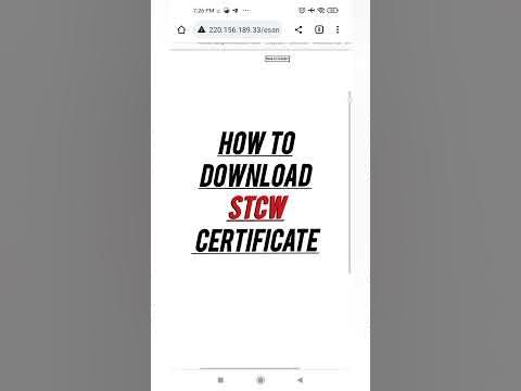 How to download stcw certificate | stcw certificate | stcw certificate dg shipping | stcw - YouTube