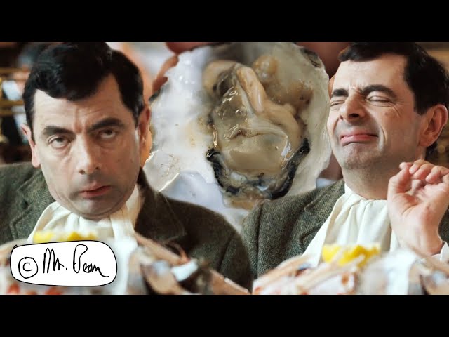 Mr. Bean - Bean Tries Oysters For Th…: English ESL video lessons