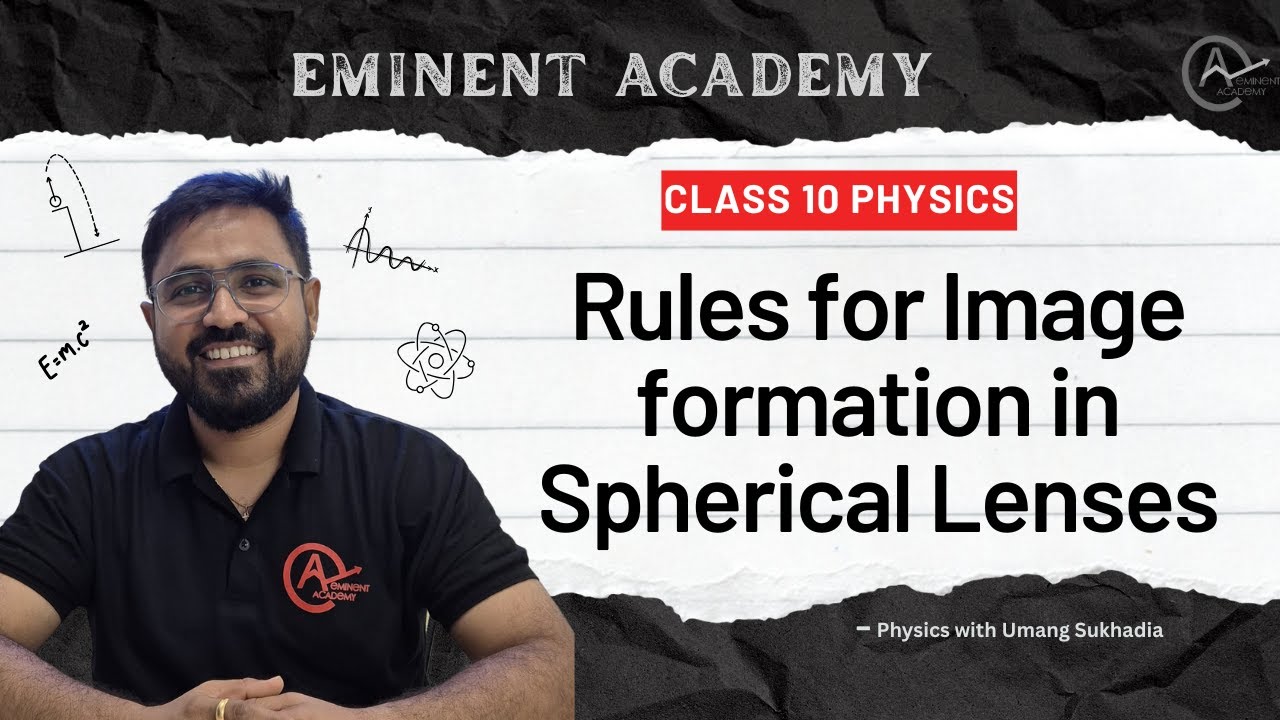 📘Rules for Image Formation in Spherical Lenses | Explained with ...