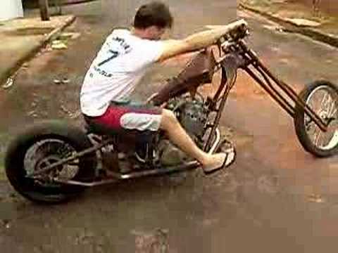Chopper Old School (YAMAHA - XT 600) - 4 - YouTube