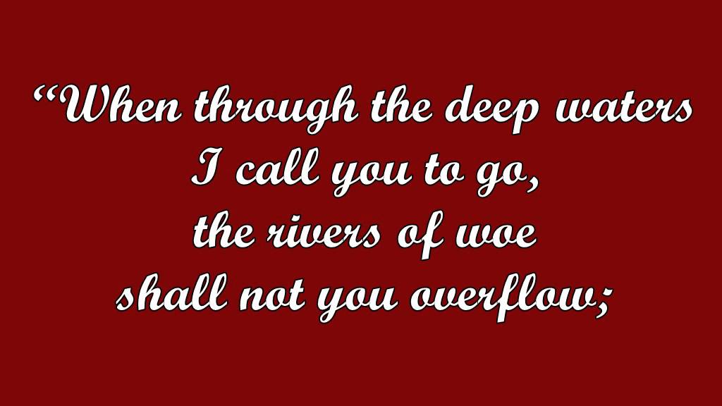 How Firm a Foundation (K in John Rippon's "A Collection of Hymns ...