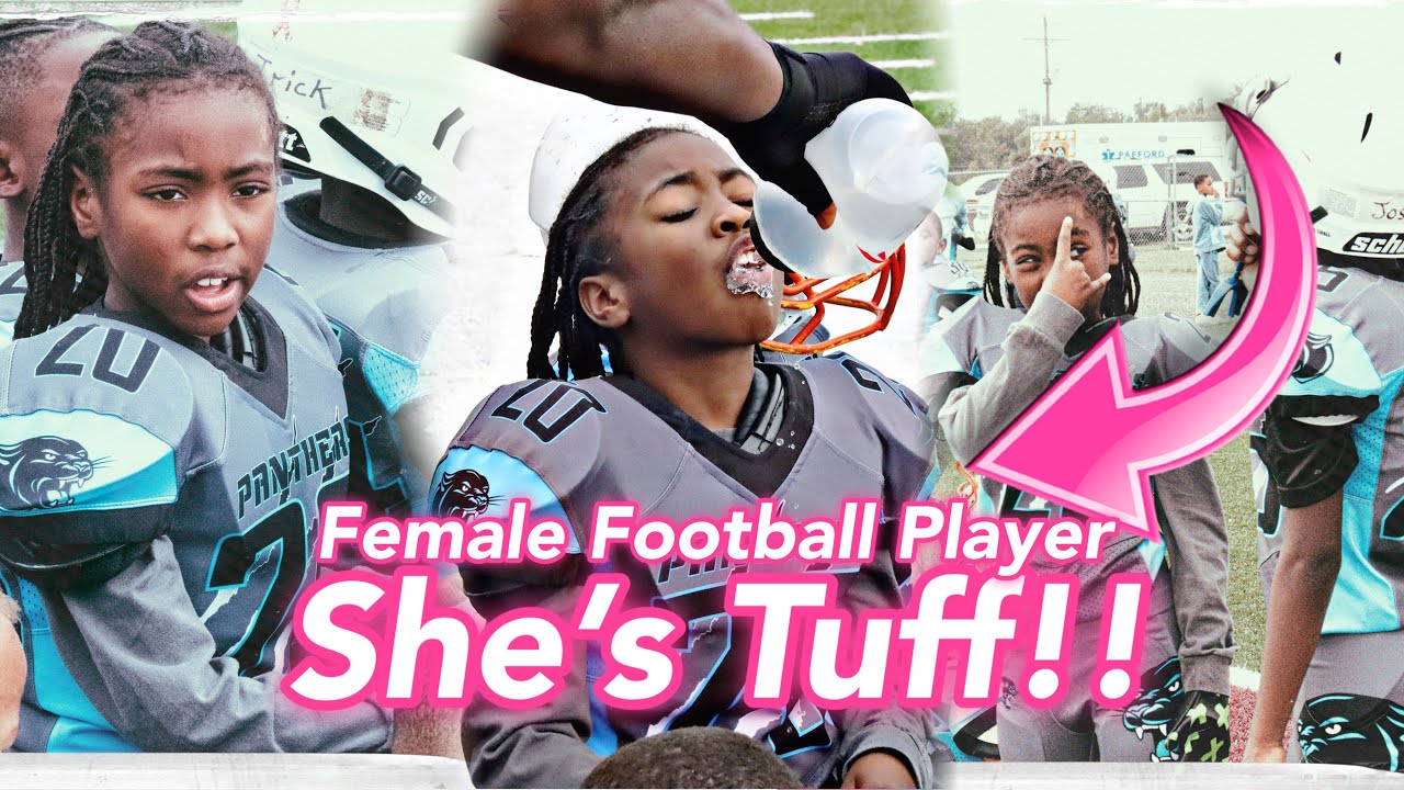 She’s The Only Female Football Player😳🔥 | She’s Tuff🤯😱 - YouTube