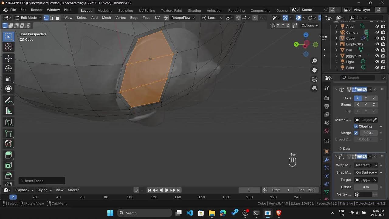 Figuring out retopology in blender - YouTube