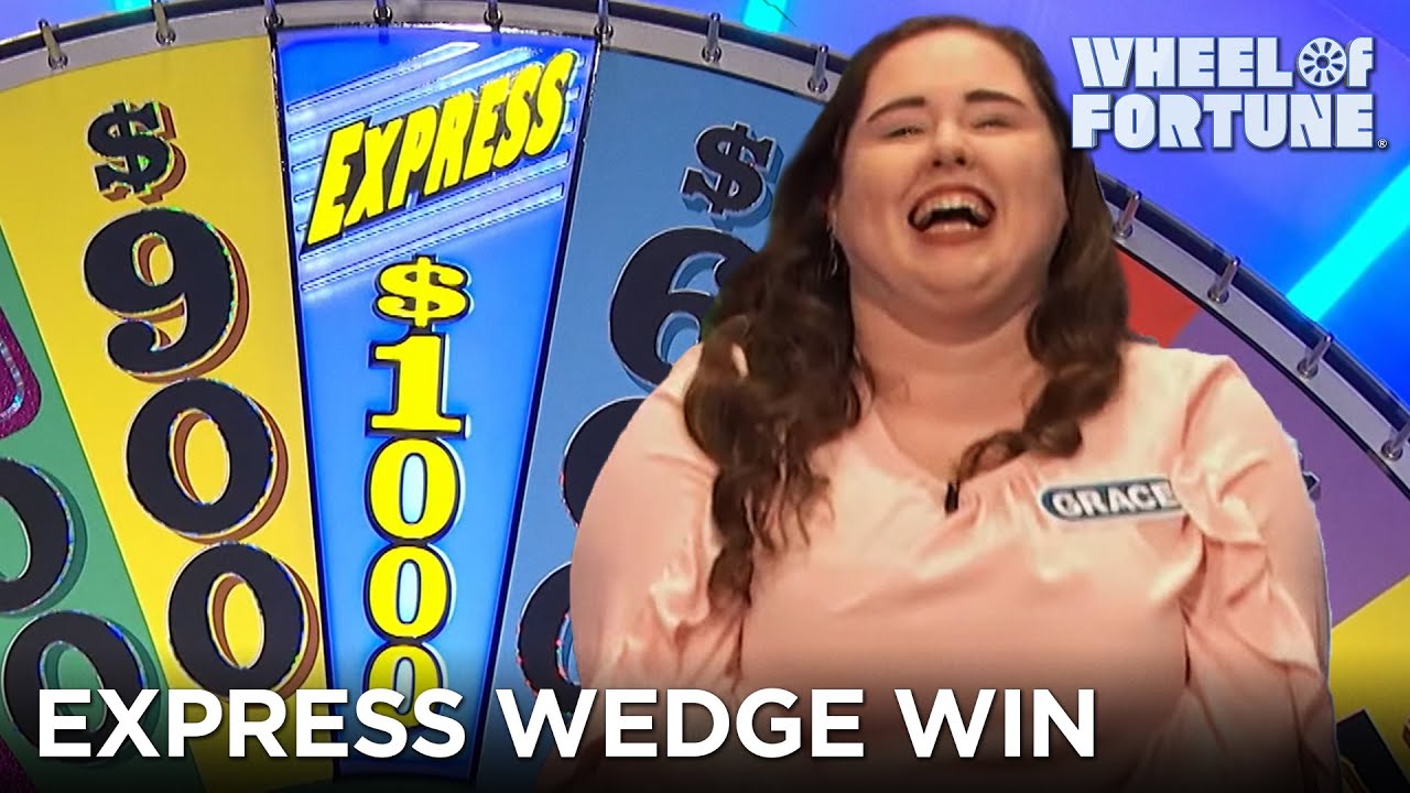Grace Wins a Fantastic Trip With the Express Wedge | Wheel of Fortune ...