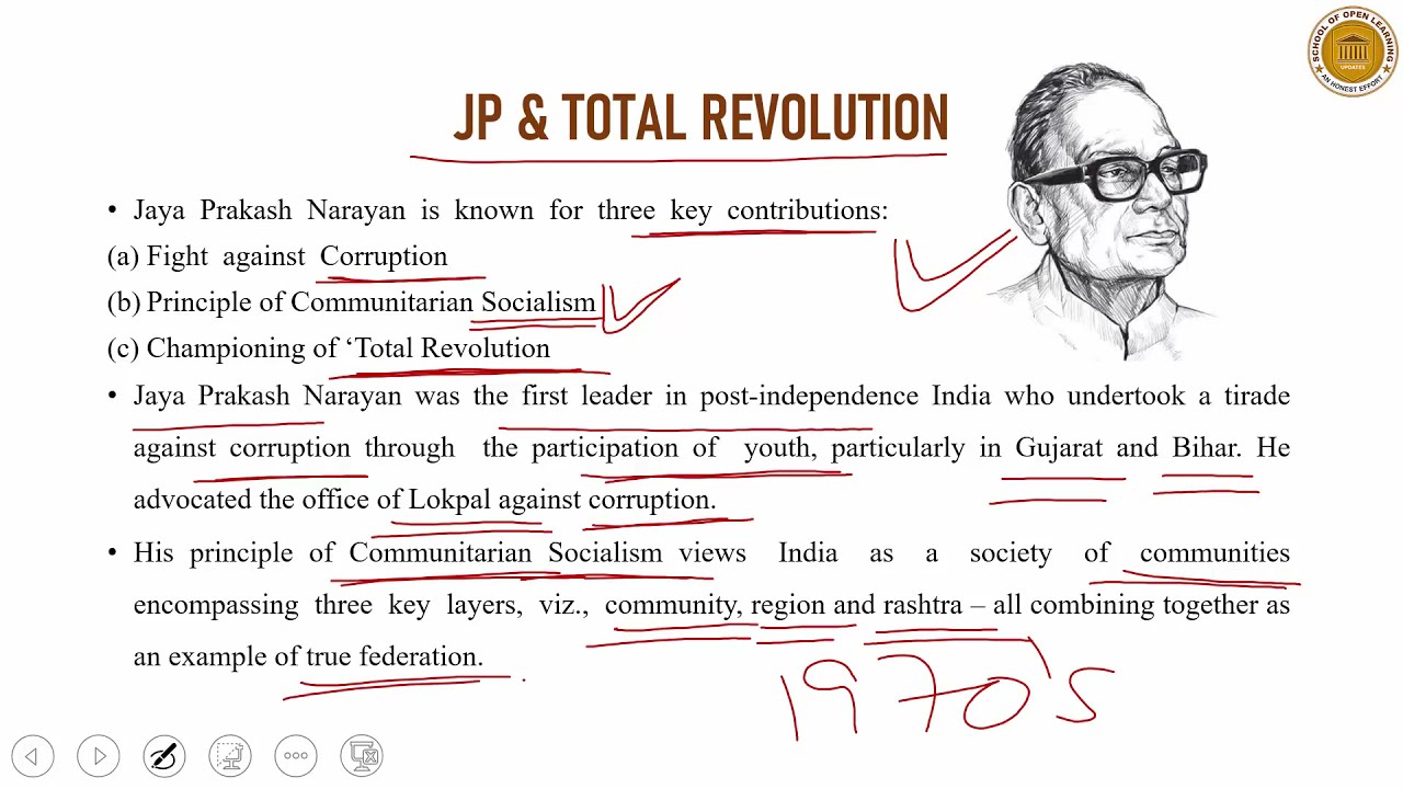 Jay Prakash Narayan I Total Revolution I SOL Updates - YouTube