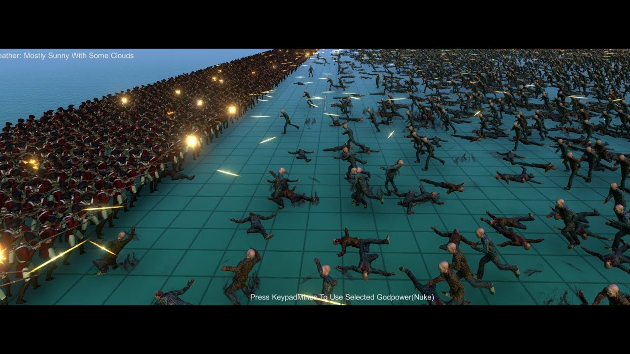 5000 Red Coat vs Zombie/Runner Zombie - Ultimate Epic Battle Simulator ...