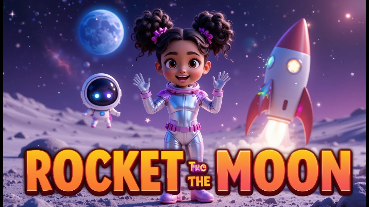 Rocket to the Moon – Space Adventure Song for Kids | Luna & Nova ...