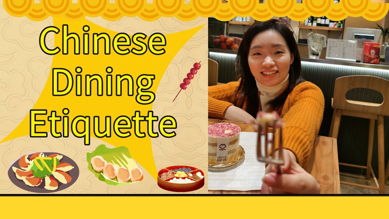 the chinese dining etiquette we apply in our life - YouTube