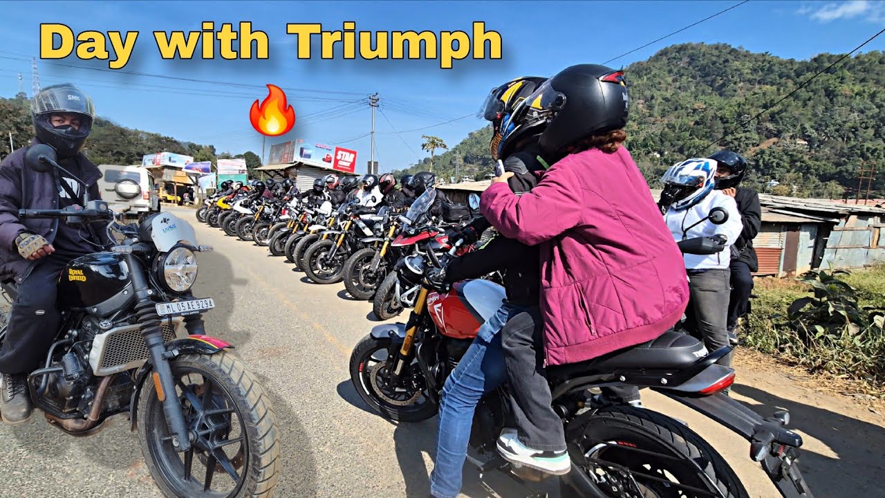 Guerrilla 450 Meets the Triumph Gang 😈🔥NANGCWA RESORT @OfficialTriumph ...