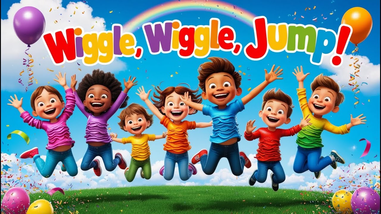 Wiggle, Wiggle, Jump! | Fun Dance Song for Kids | Sing, Dance & Play ...