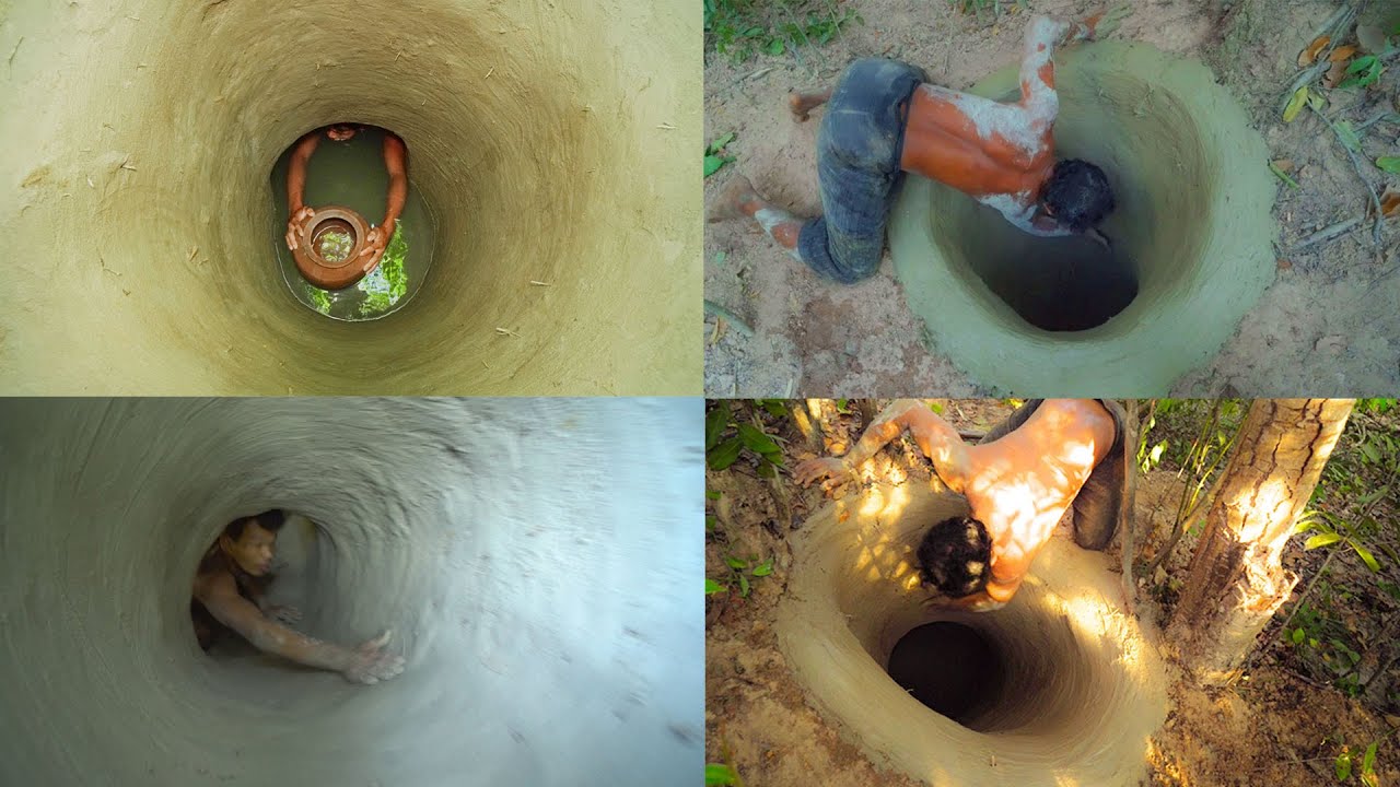 Build The Most Top 4 Secret Tunnel Underground House And Tunnel ...