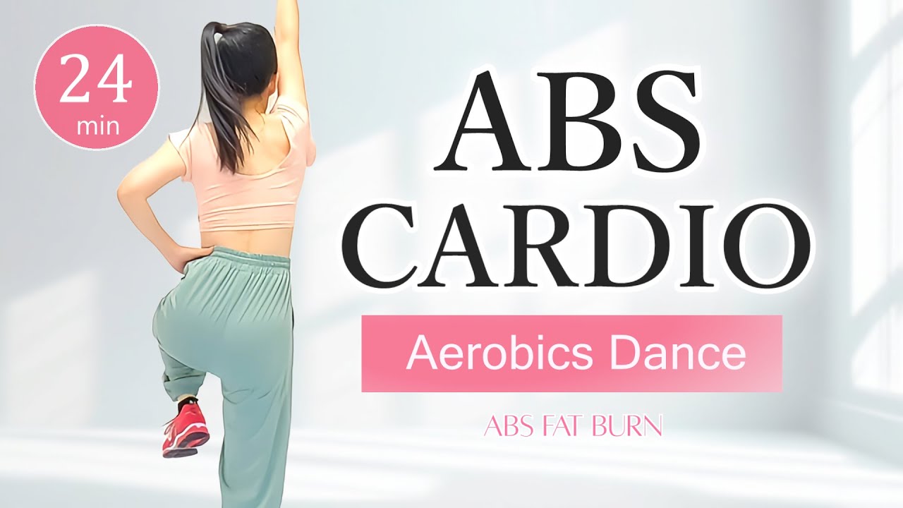 24 Min STANDING ABS CARDIO | AEROBICS DANCE WORKOUT | No Jumping - YouTube