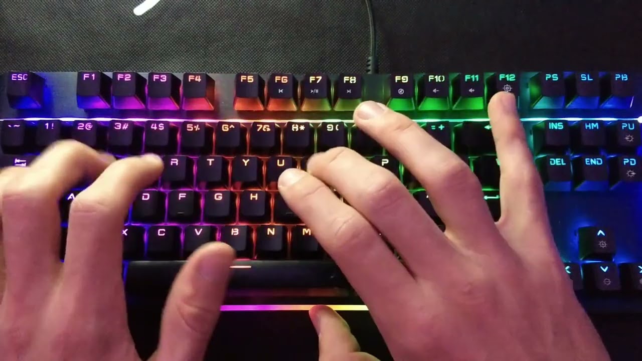 Teclado HyperX Mars RGB - YouTube