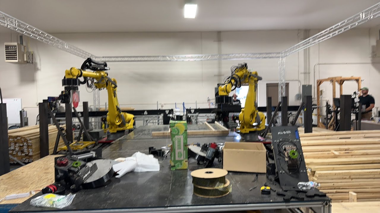 Robots Framing At BotBuilt - YouTube