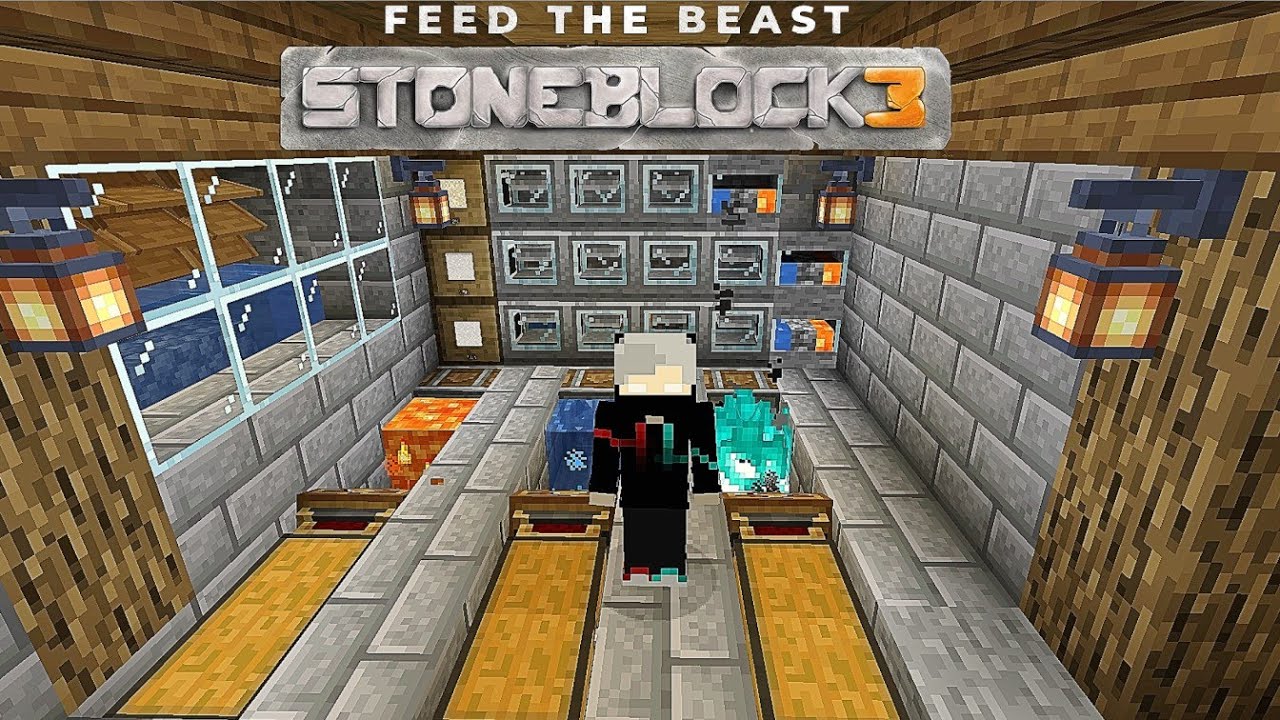 StoneBlock 3 Minecraft Modpack EP2 - YouTube