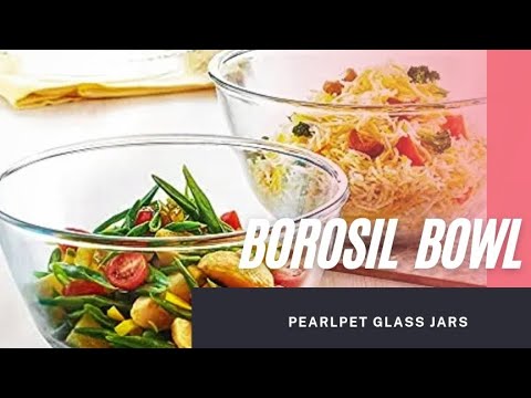 Borosil Glass Bowl product |UNBOXING Review/Borosil Baking Dish and ...