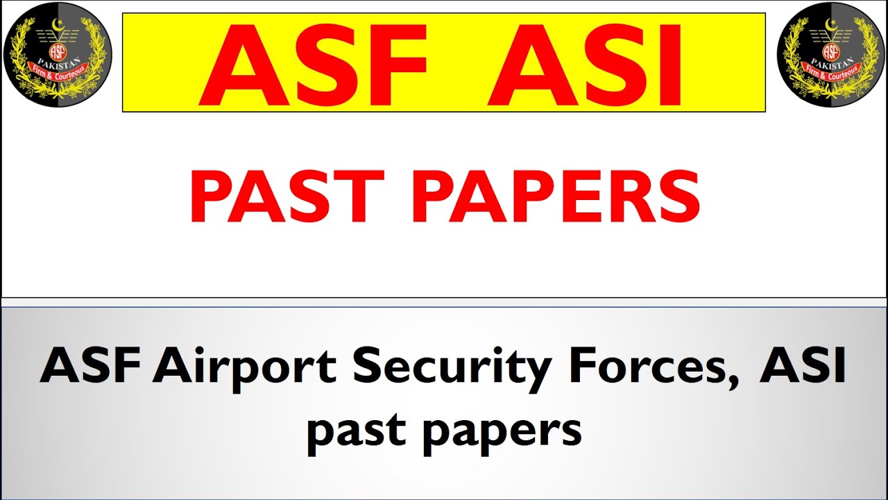 ASF ASI Complete Solved Paper 2022 - YouTube