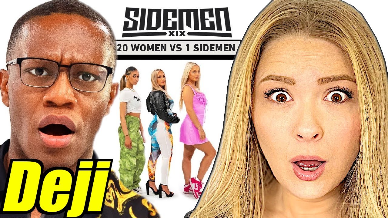 Couple Reacts To 20 WOMEN VS 1 SIDEMEN DEJI EDITION - YouTube