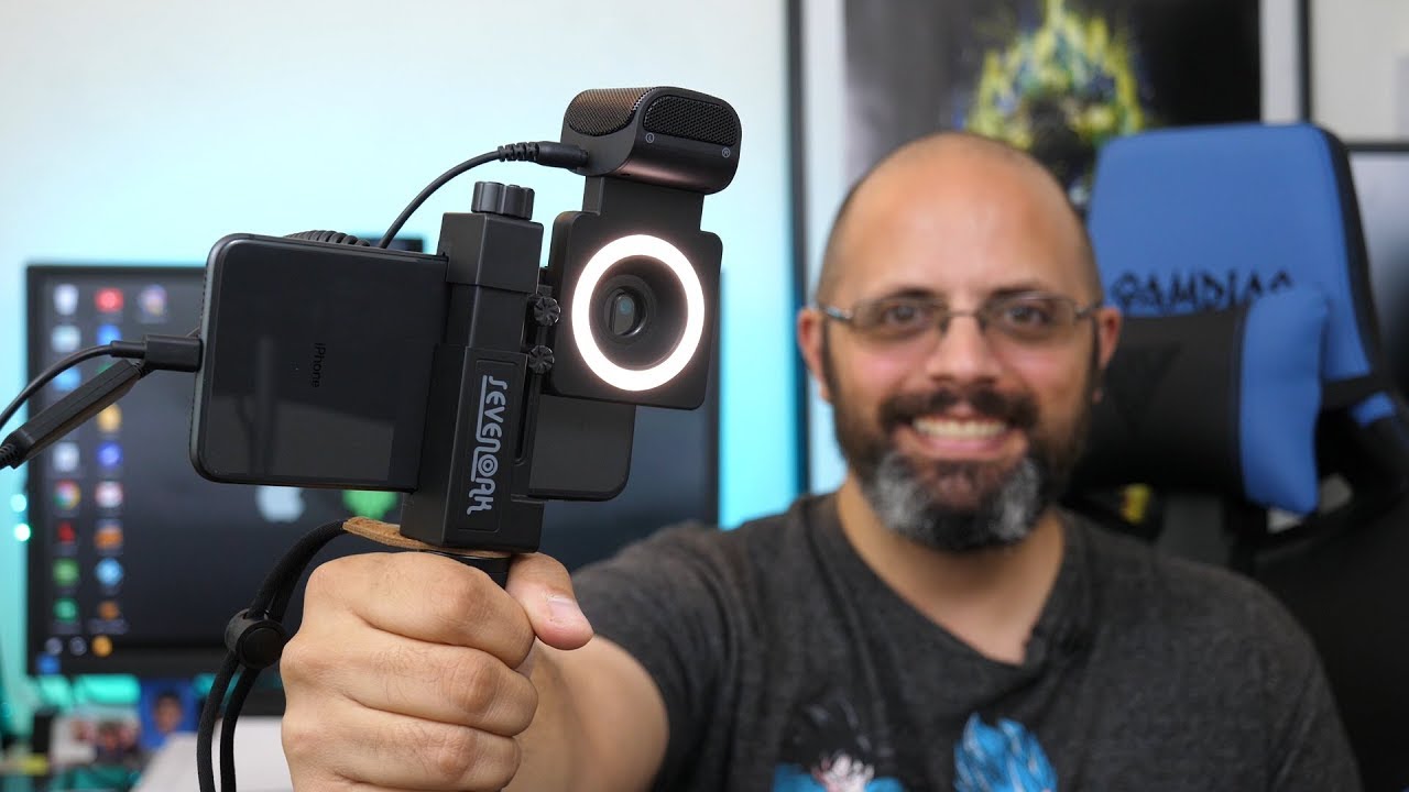Movo Smartcine The All In One Camera Rig Kit with Ring Light/Mic ...