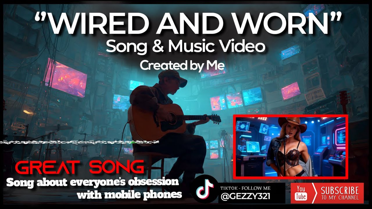 WIRED AND WORN. Song & Music video created by me. - YouTube