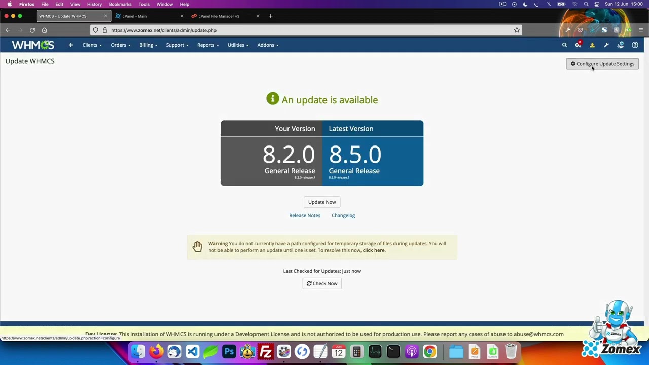 Updating WHMCS From Within The Admin Area | WHMCS Tutorial - YouTube
