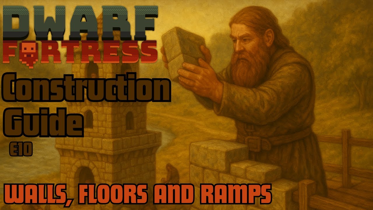 Dwarf Fortress: Basic Construction | E10 - YouTube