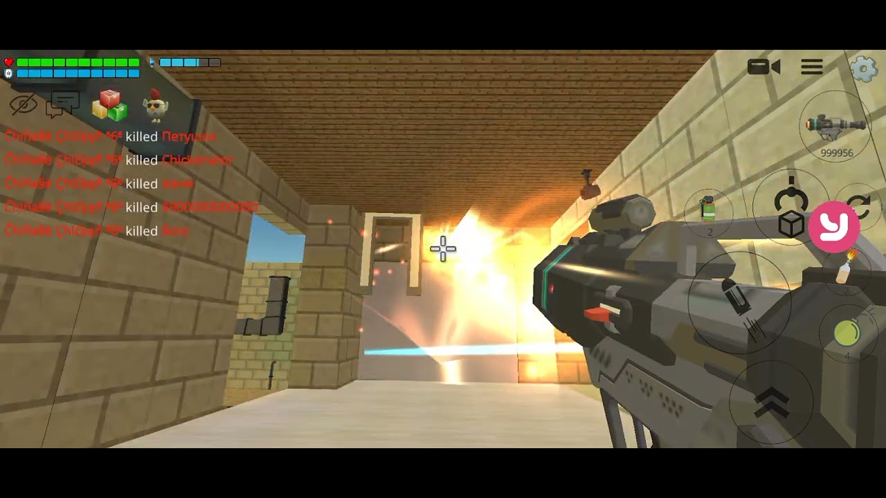 Trolling players in Chicken gun Pt2 - YouTube