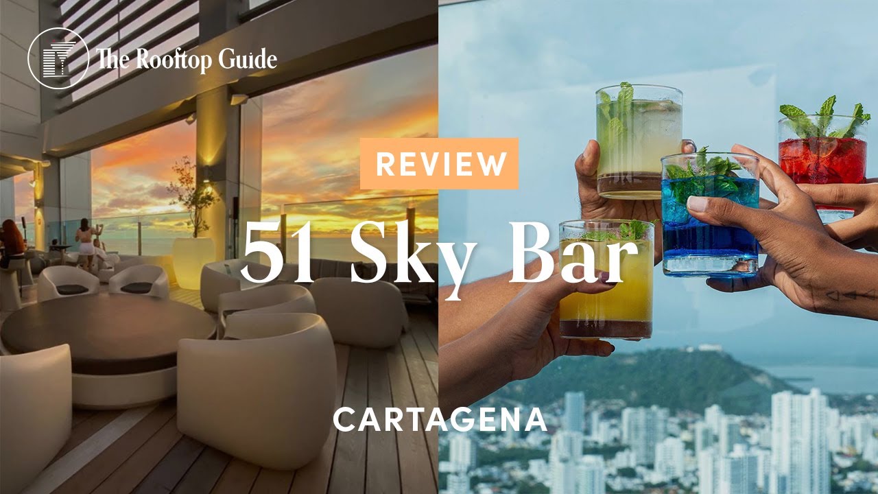 51 Sky Bar in Cartagena - Review - YouTube