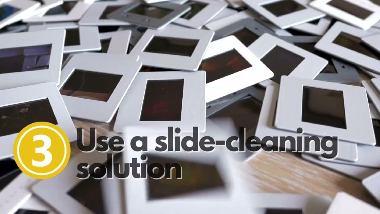 How to clean 35mm slides before digitizing - YouTube