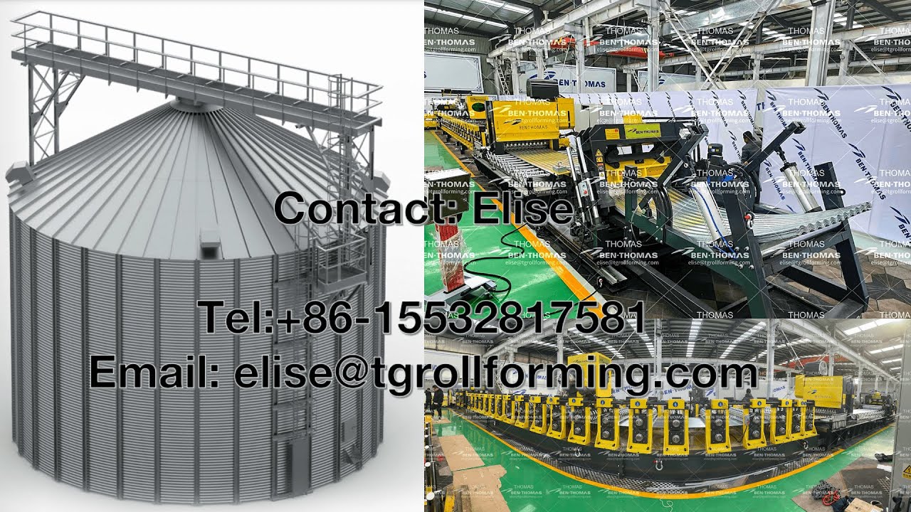 Storage silo corrugated board forming equipment | rollforming line for ...
