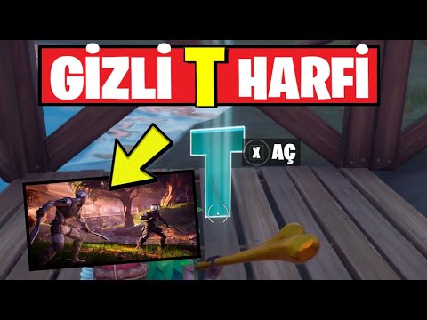 KÖPRÜ DÜELLOSU YÜKLEME EKRANINDAKİ GİZLİ ''T'' HARFİNİ BUL - Fortnite Köprü Düellosu Görevleri