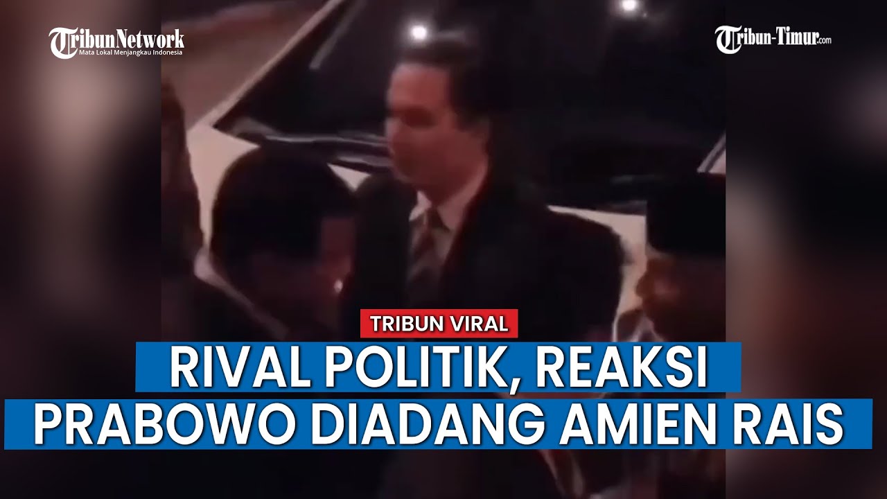 Respon Prabowo Disalami Amin Rais di Kawinan Anak Mentan Jadi Sorotan ...