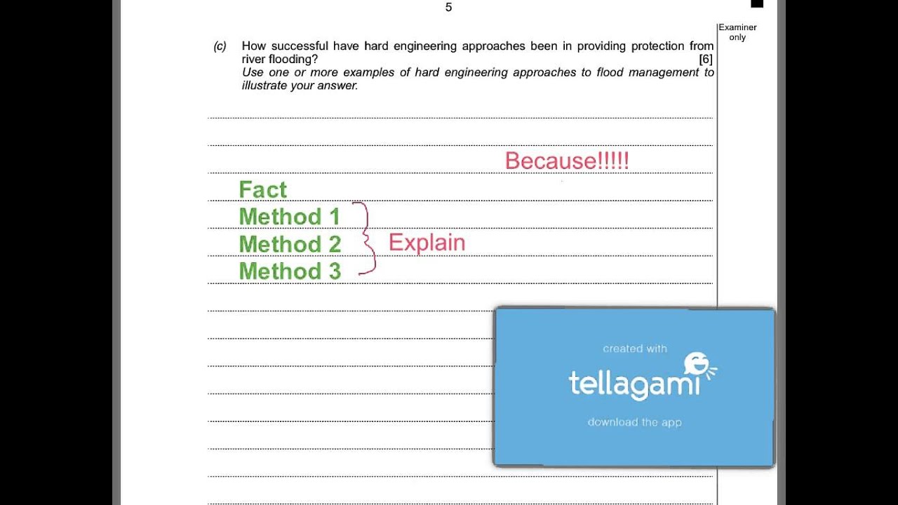 GCSE geography year 10 6 mark question - YouTube
