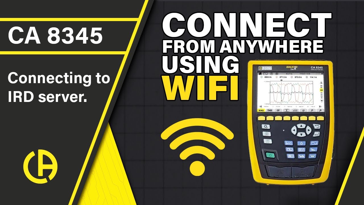 How to connect the CA8345 to the IRD server - YouTube