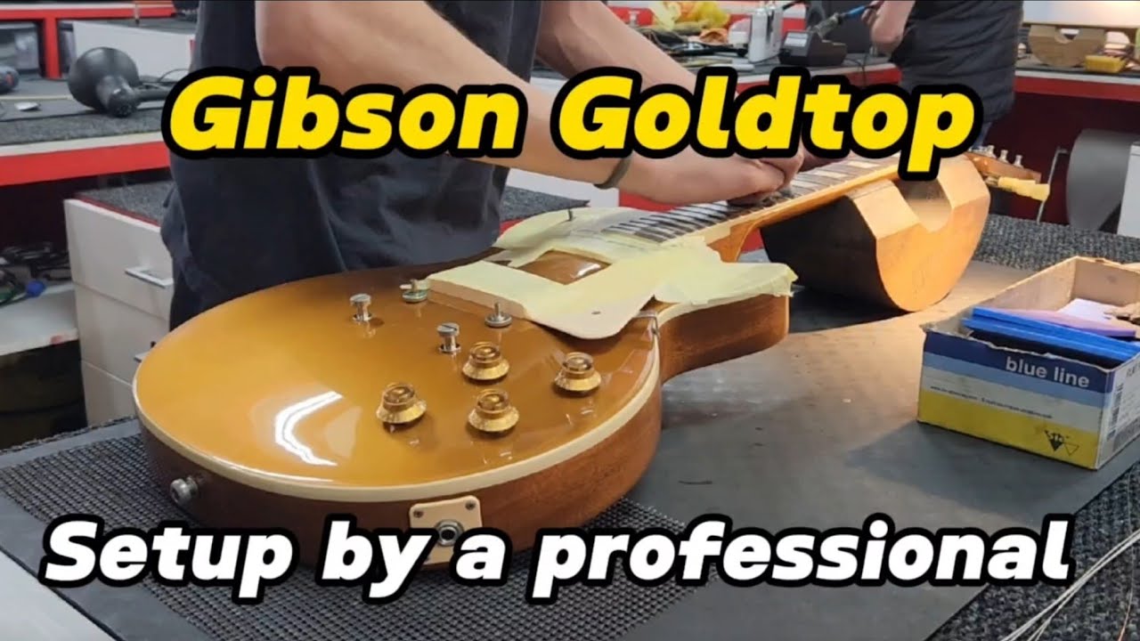 Gibson Goldtop Professional setup. - YouTube