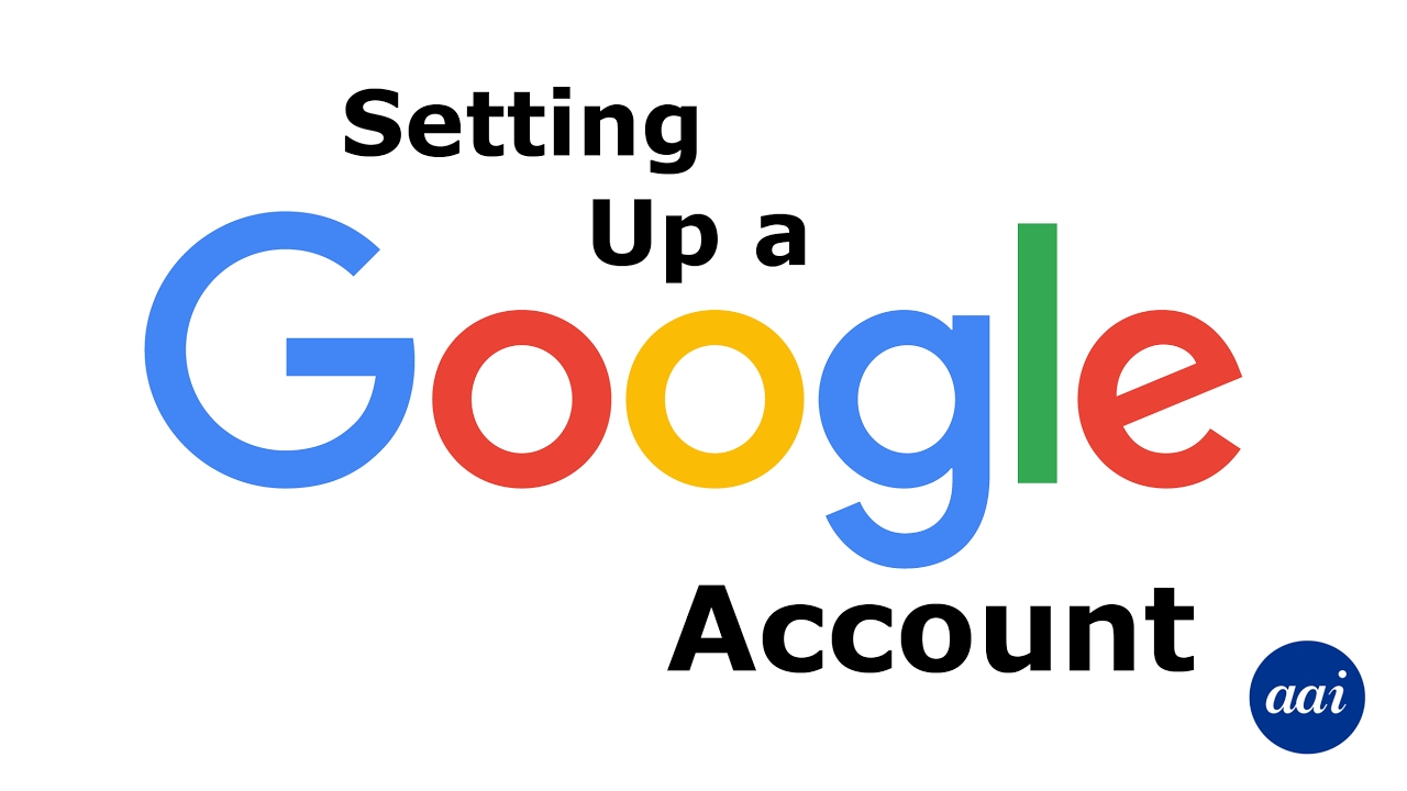 Setting up a Google Account - YouTube