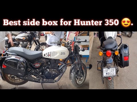 Best side box for Royal Enfield Hunter 350😀. Check link in description ...